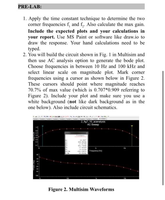 Hardware-in-Homework 2: Band-pass filter Objective: | Chegg.com