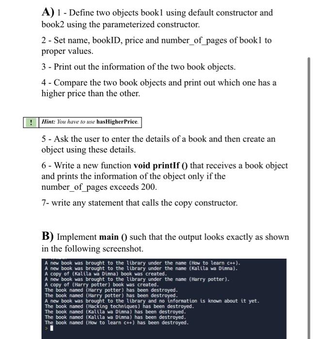 Solved We have a large library consisting of more than one | Chegg.com