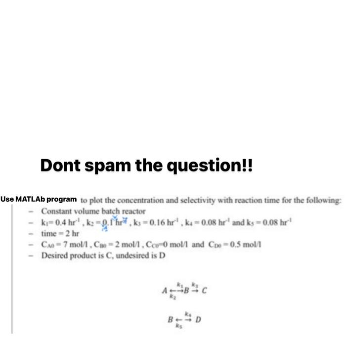 Solved Dont spam the question!! Use MATLAb program to plot | Chegg.com