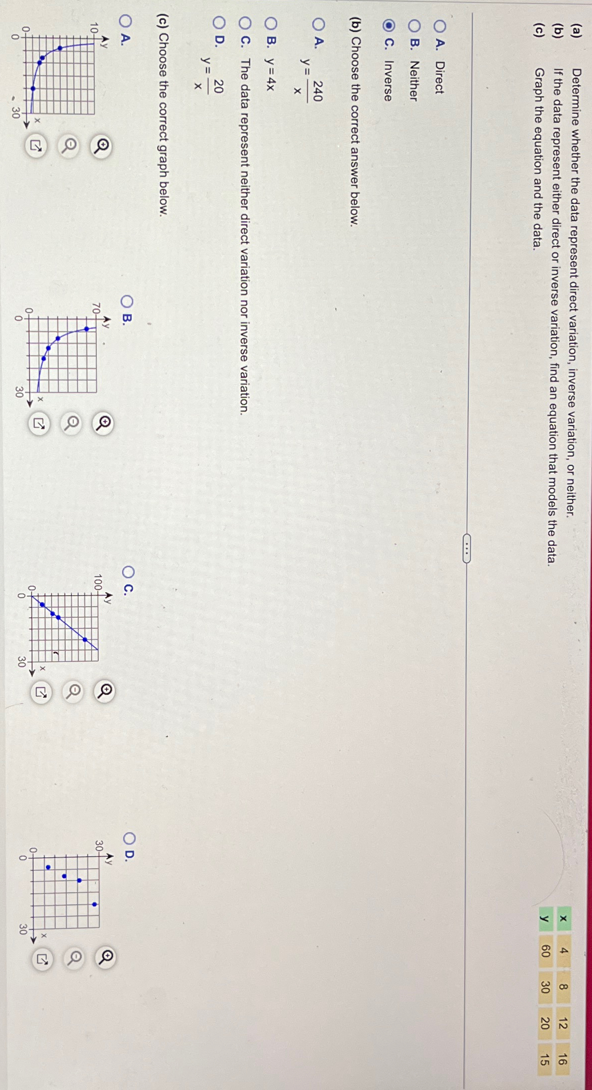 A ﻿determine Whether The Data Represent Direct