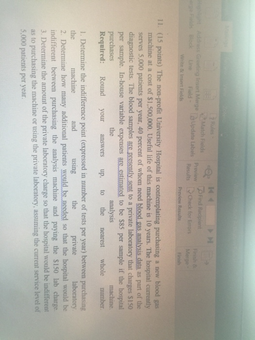 Solved Rules Match Fields Address Greeting Insert Merge | Chegg.com