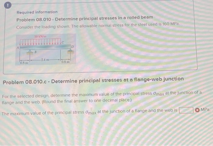 Solved Required information Problem 08.010- Determine | Chegg.com