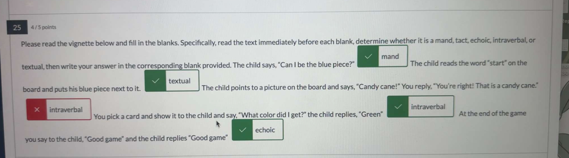 Solved 45 ﻿pointsPlease read the vignette below and fill in | Chegg.com