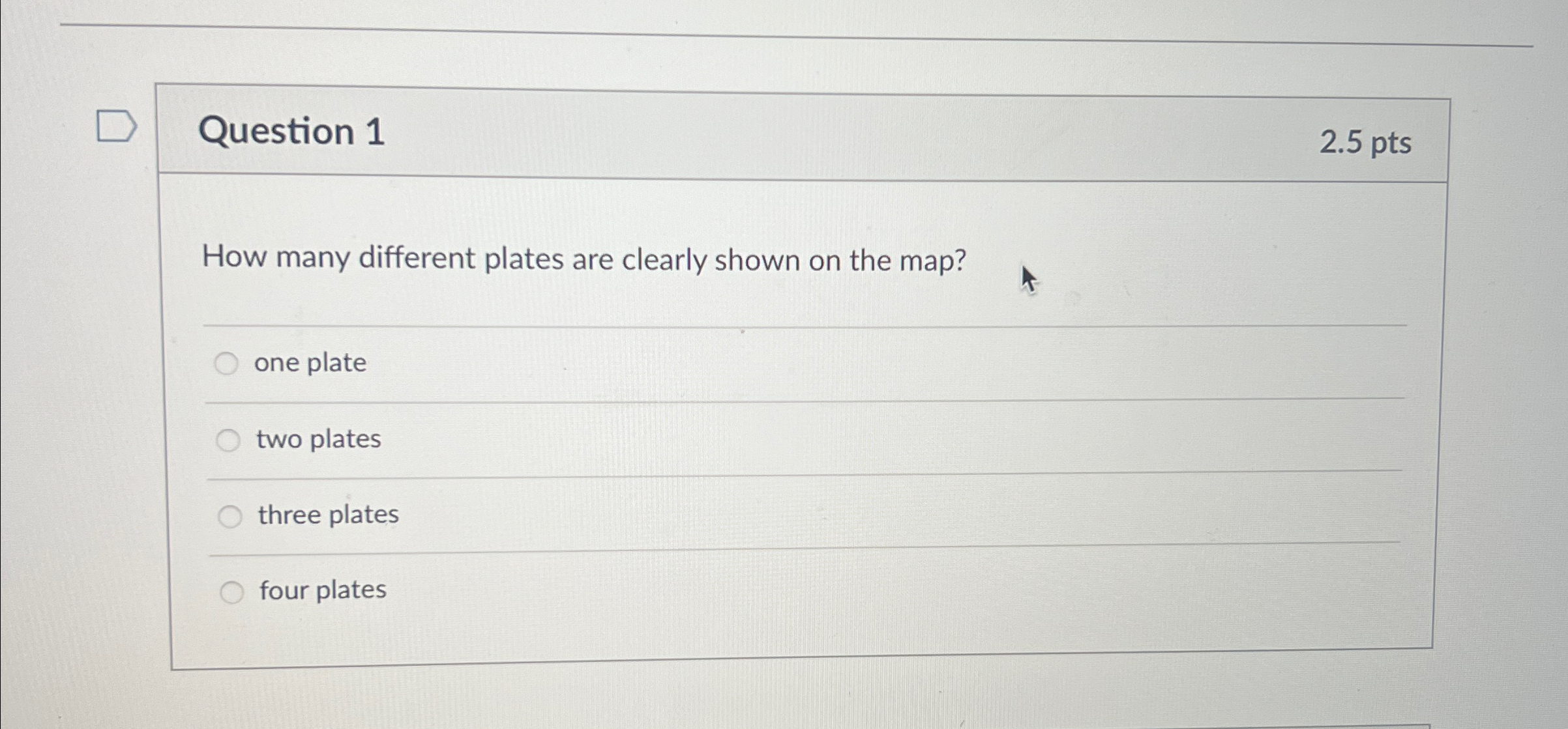Solved Question 12.5ptsHow many different plates are clearly | Chegg.com