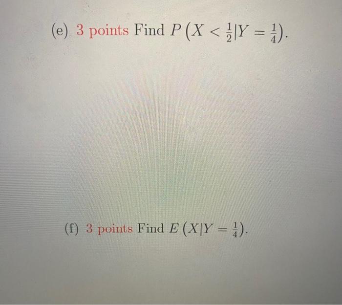 Solved 6. 14 points The joint pdf of random variables X and | Chegg.com
