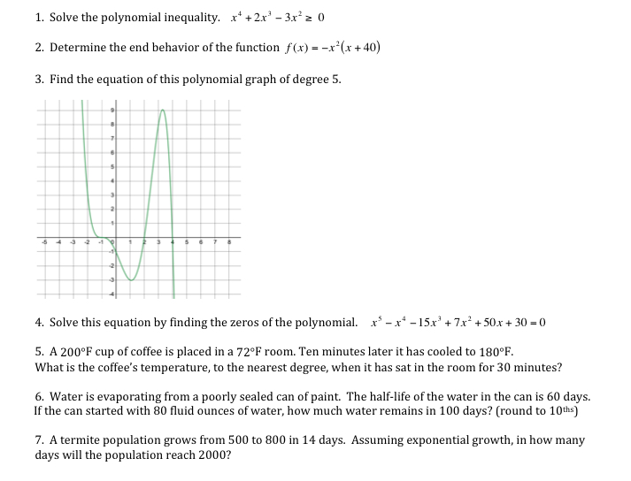 Solved Solve the polynomial inequality. | Chegg.com