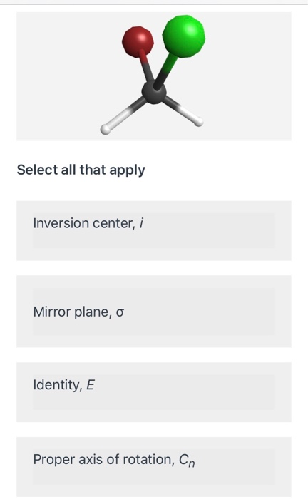 Solved Select all that apply Inversion center, i Mirror | Chegg.com