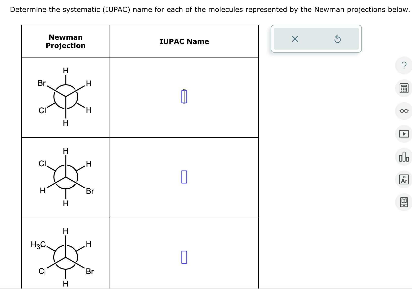 Solved Determine the systematic (IUPAC) ﻿name for each of | Chegg.com