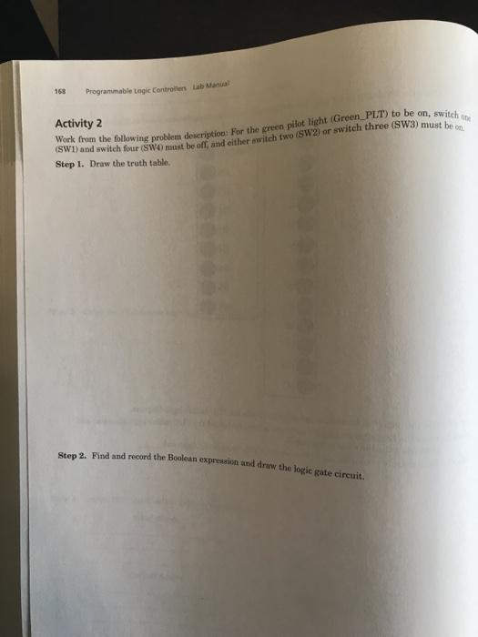 Solved LAB ACTIVITY 7-12 LOGIXPRO LAB Converting a Problem | Chegg.com