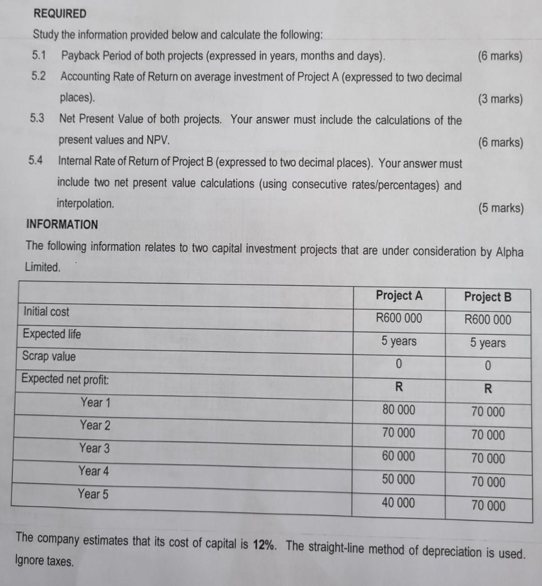 Solved REQUIREDStudy the information provided below and | Chegg.com