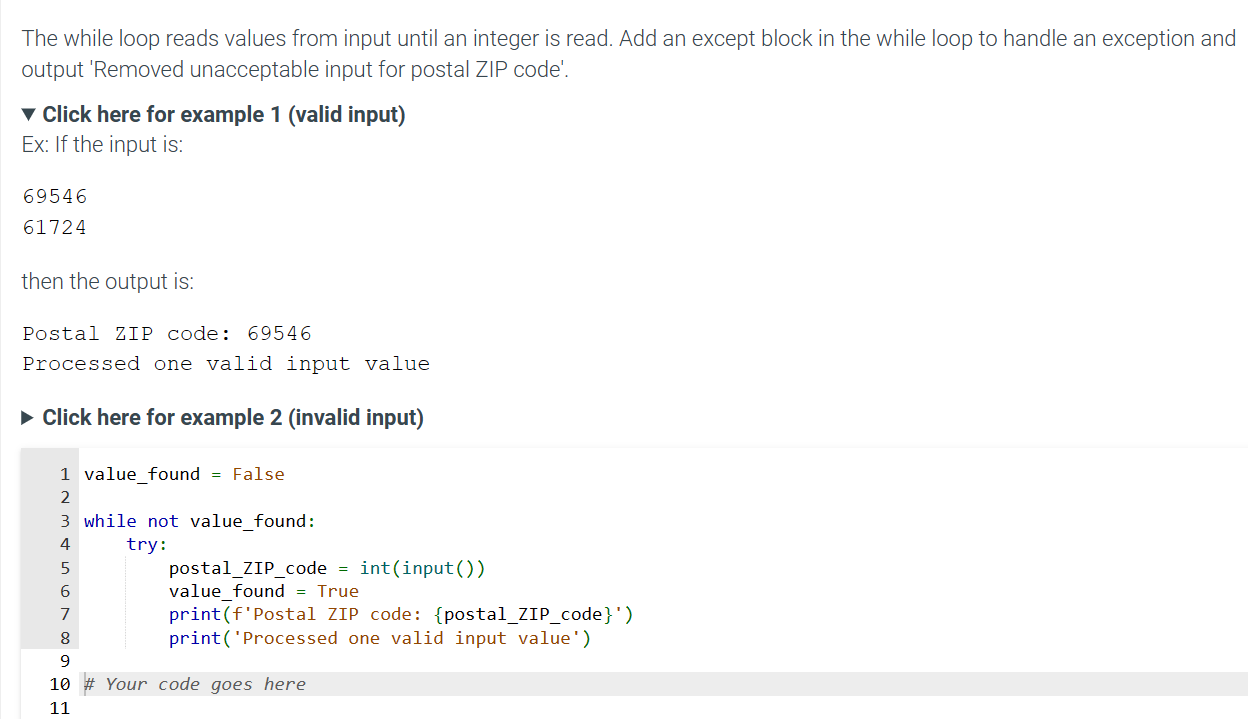 Solved The while loop reads values from input until an | Chegg.com