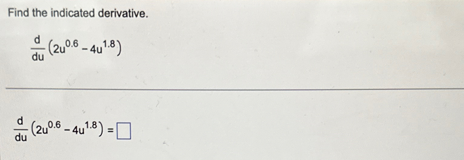 Solved Find the indicated | Chegg.com