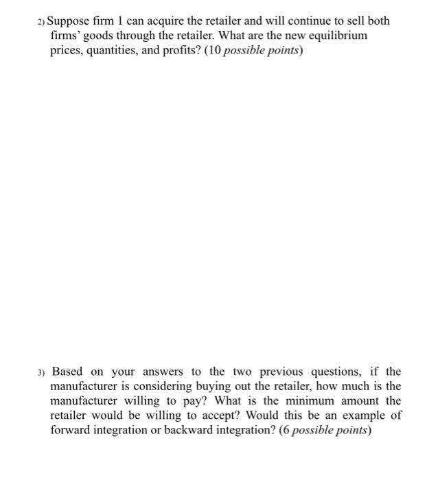 Solved Consider two firms that engage in Bertrand | Chegg.com