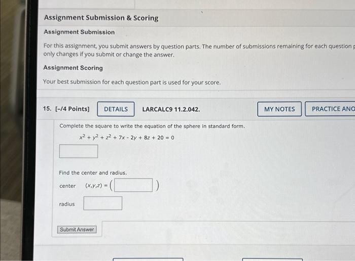 Solved Assignment Submission For this assignment, you submit | Chegg.com
