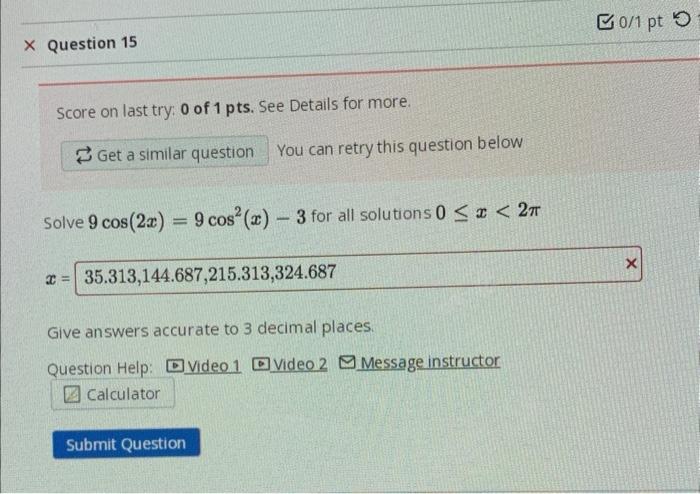 Solved i was giving wrong answers for all of these | Chegg.com