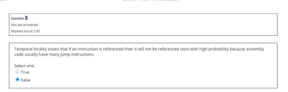 Solved Question 3Not yet answeredMarked out of 2.00Temporal | Chegg.com