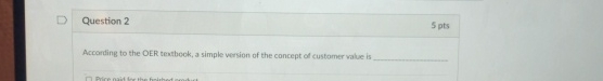 Solved Question 2According to the OER teatbock, a simple | Chegg.com