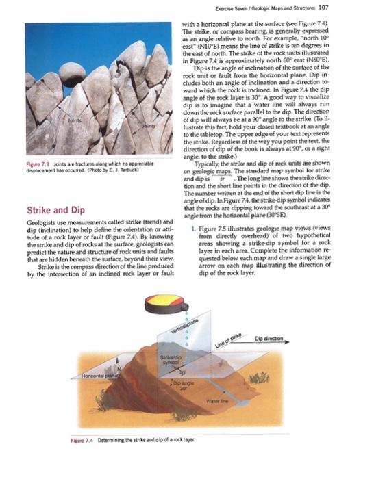 Solved Geologic Maps and Structures Earth is a dynamic | Chegg.com