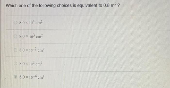 Solved Which one of the following choices is equivalent to | Chegg.com