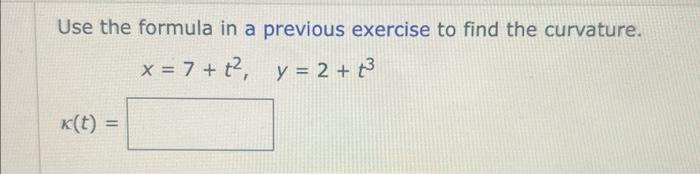 Solved Use the formula in a previous exercise to find the | Chegg.com
