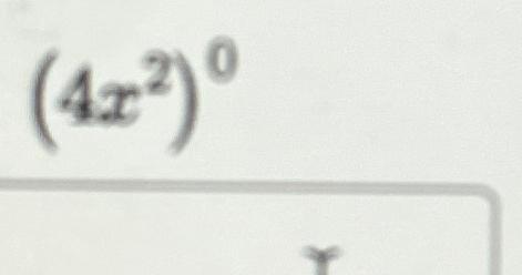 Solved (4x2)0 | Chegg.com