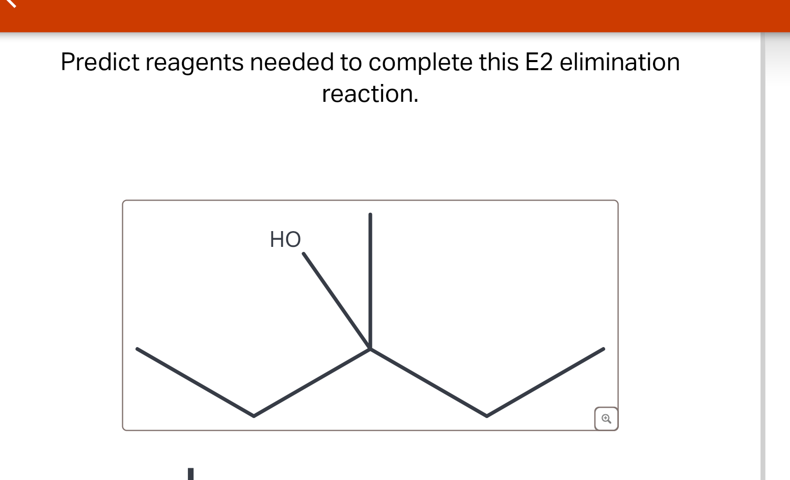 Solved Predict reagents needed to ﻿complete this E2 | Chegg.com
