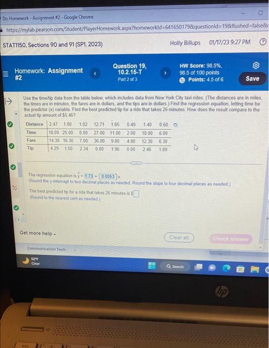 Solved IyStatLab Data Set tatCrunch " Applets " Edit " Data | Chegg.com