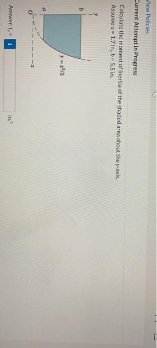 Solved View Policies Current Attempt in Progress Calculate | Chegg.com