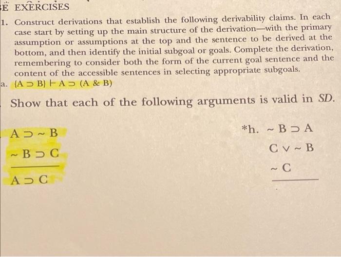 logic book 6th edition. solve 1a, 2a, 3m, 4e, 5a, 6d, | Chegg.com