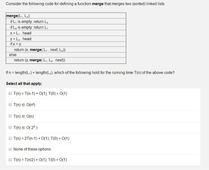 Solved Consider the following code for defining a function | Chegg.com