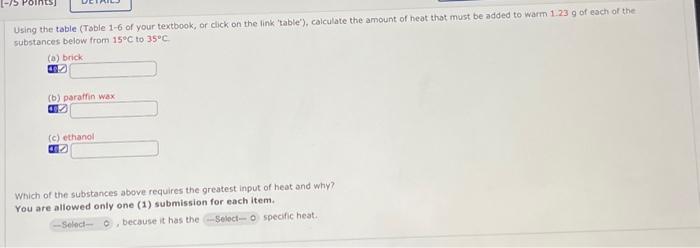 Solved Using the table (Tsble 1-6 of your textbook, or click | Chegg.com