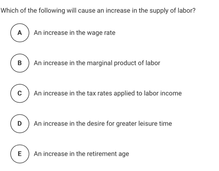 Solved If Labor Is The Only Variable Input Of A Firm And The