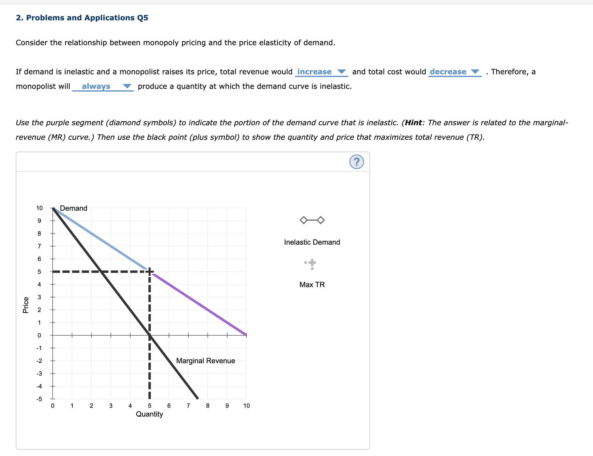 Solved 2. ﻿Problems and Applications Q5Consider the | Chegg.com