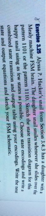 Solved > Exercise 3.25 Alyssa P. Hacker's snail from Section | Chegg.com