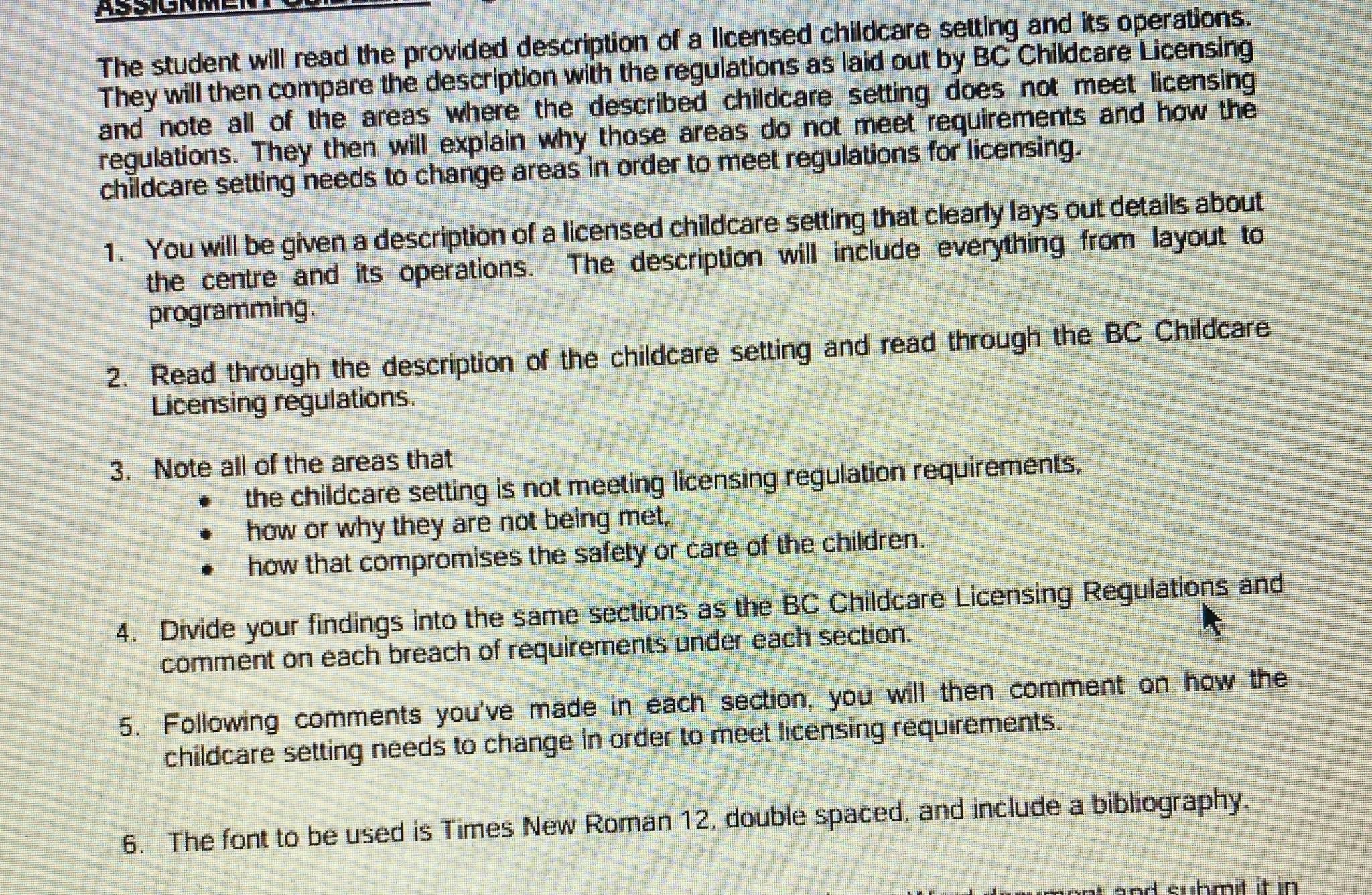 Solved The student will read the provided description of a | Chegg.com