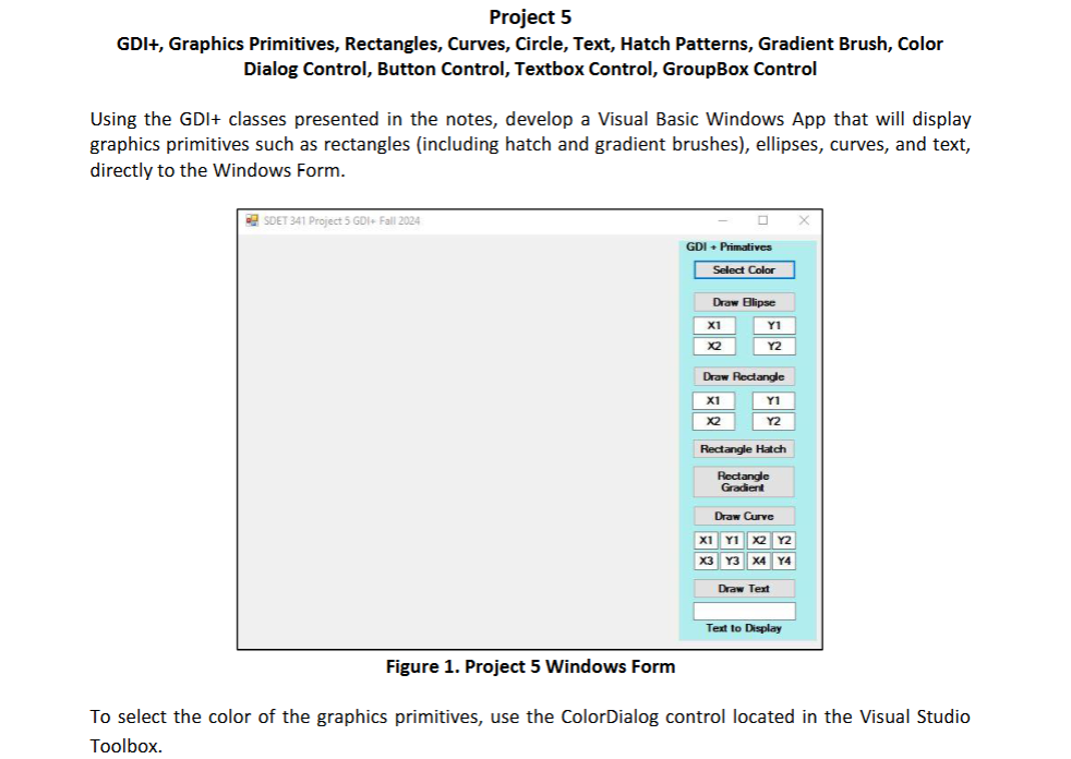 Solved write code in microsoft visual for this with the | Chegg.com