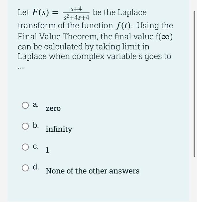 Solved Taking derivative in time domain corresponds to what | Chegg.com