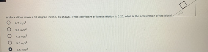 Solved A box slides down a 30 degree incline with an | Chegg.com