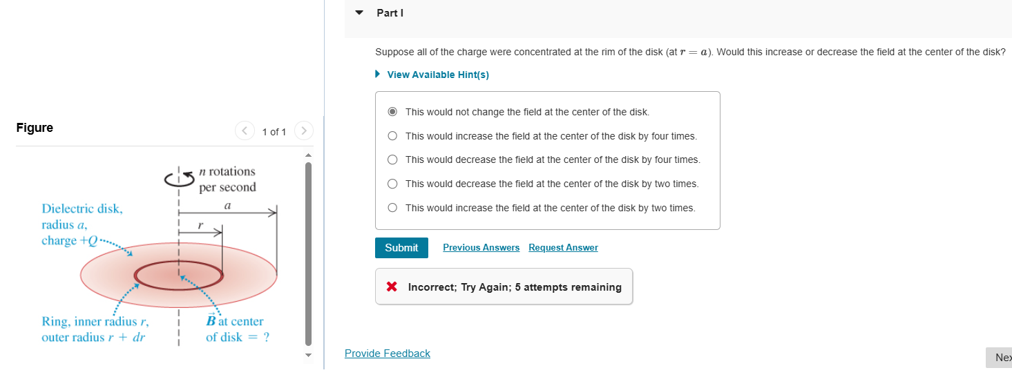 Solved Part I A thin dielectric disk with radius a has a | Chegg.com
