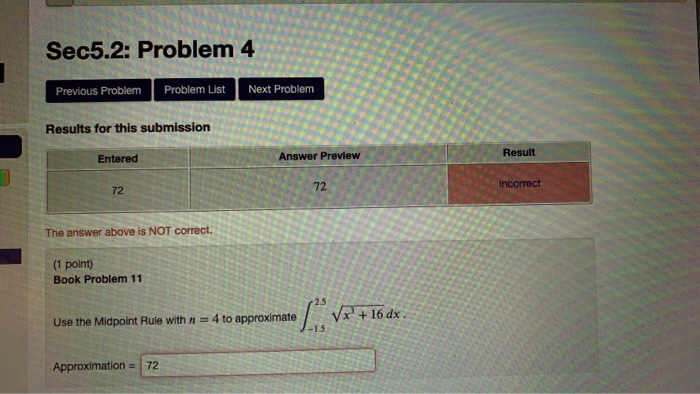 Solved Sec5.2: Problem 4 Previous Problem Problem List Next | Chegg.com