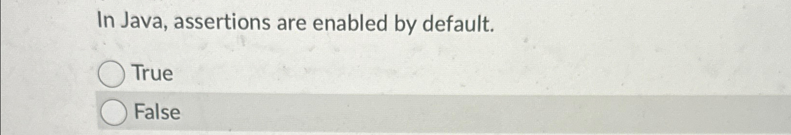 Solved In Java Assertions Are Enabled By Defaulttruefalse