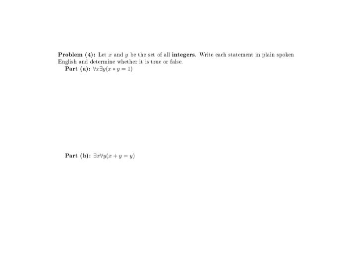 Solved 5 Problem (5): By direct proof, prove that 'If x is | Chegg.com