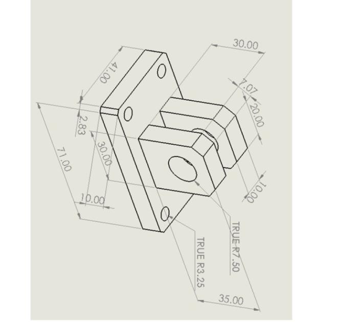 Solved Sketch the front, right, top, and bottom view in | Chegg.com