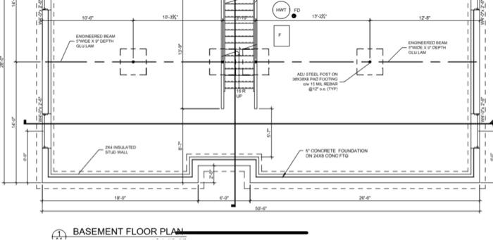 What is the volume of the Basement Slab? Your | Chegg.com
