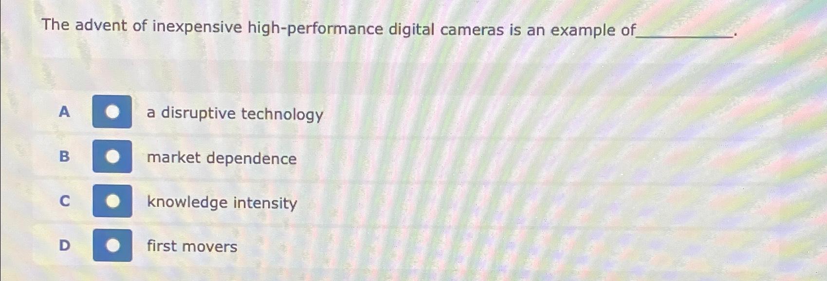 Solved The advent of inexpensive high-performance digital | Chegg.com