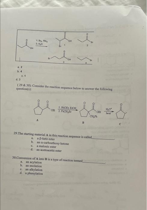 Solved 2 24. Which of the following would react most rapidly | Chegg.com