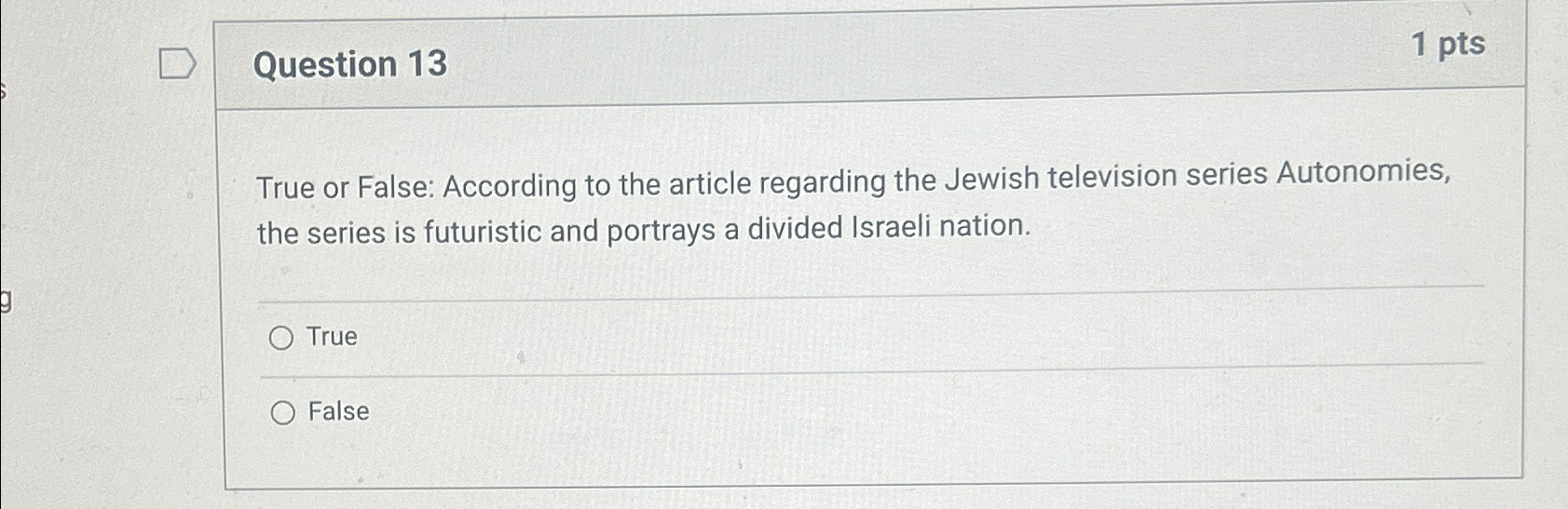 Solved Question 131 ﻿ptstrue Or False According To The