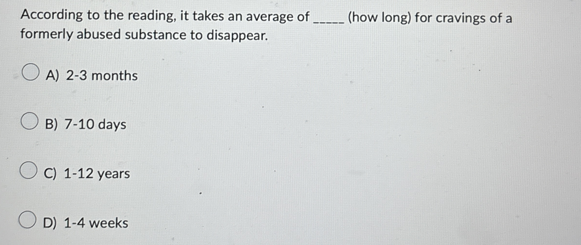 Solved According to the reading, it takes an average of | Chegg.com