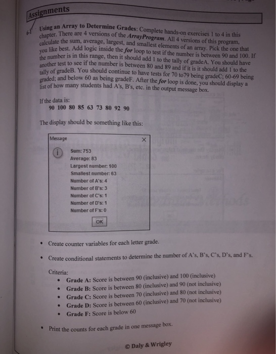 Solved Assignments Using An Array To D Chapter There Are 4 6700