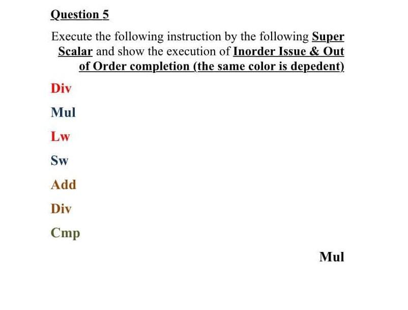 Solved Microprocessor & Assembly Language HW-1 Question 1 If | Chegg.com